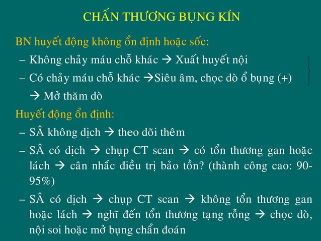 Chấn thương và vết thương bụng - 2019 - Đại học Y dược TPHCM | PDF