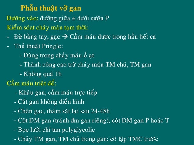 Chấn thương và vết thương bụng - 2019 - Đại học Y dược TPHCM | PDF
