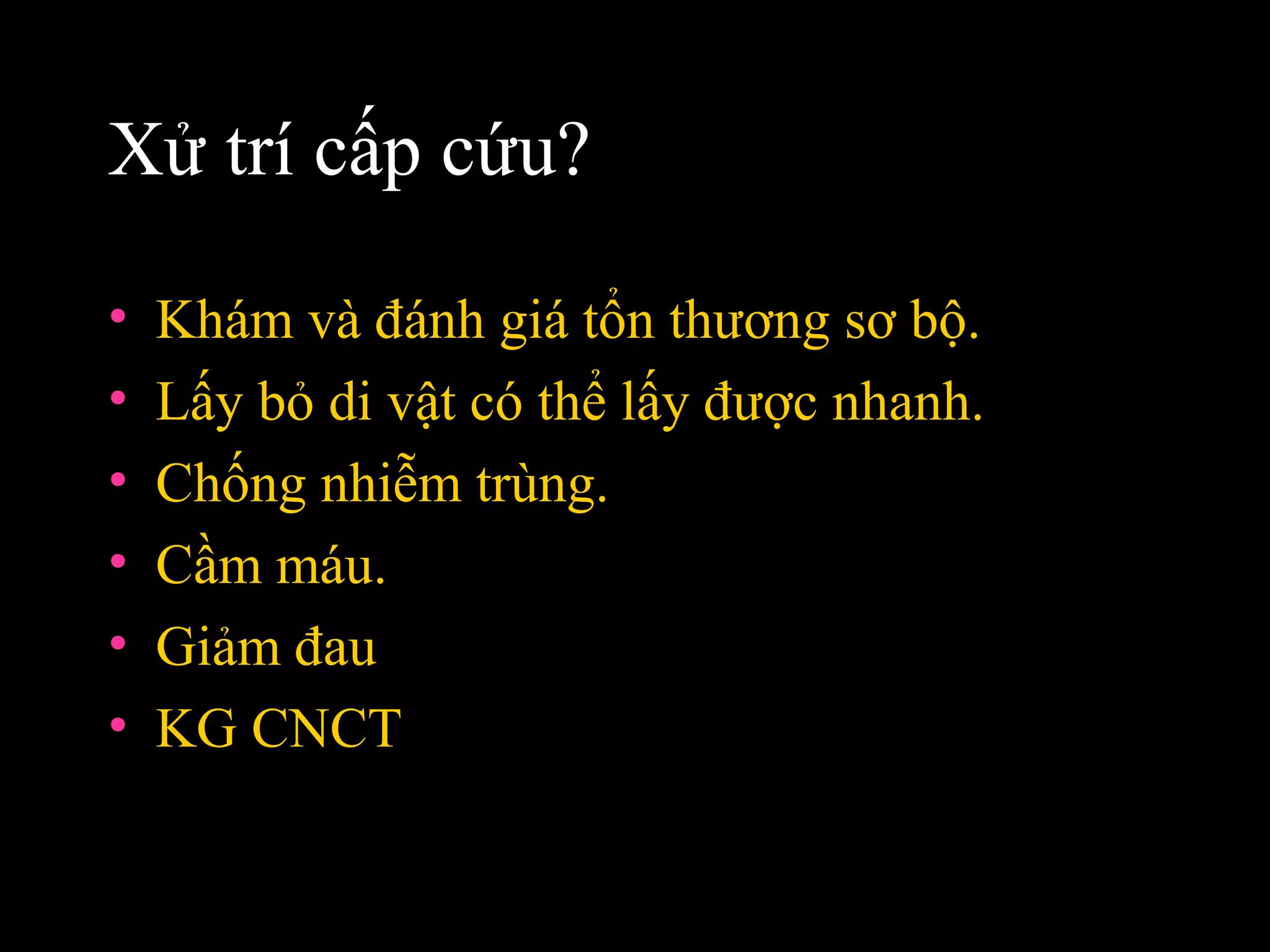 Chan thuong va ve thuong mat | PPT