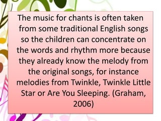Chants and Raps | PPTX