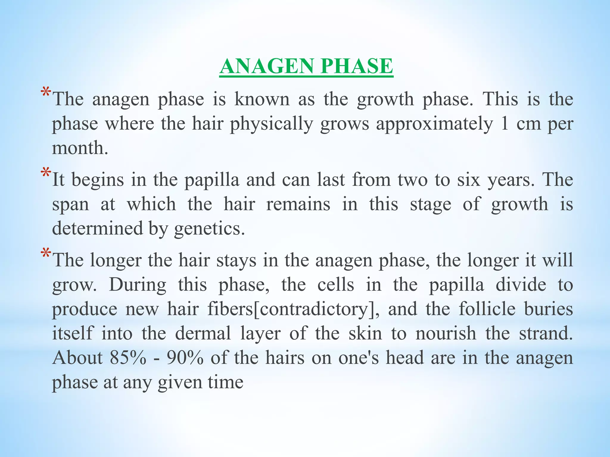 hair growth cycle | PPTX