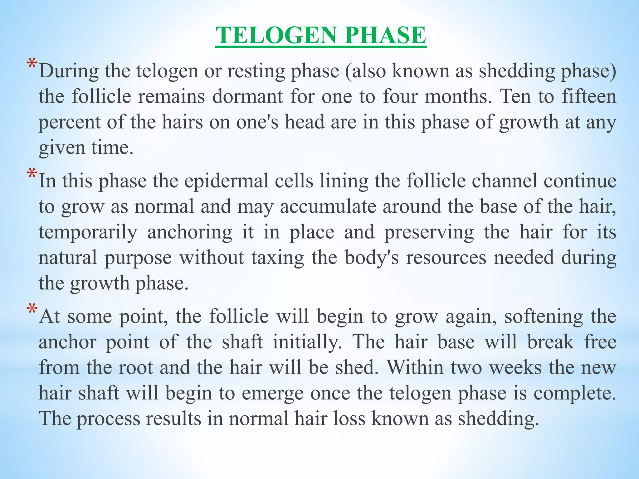 hair growth cycle | PPTX