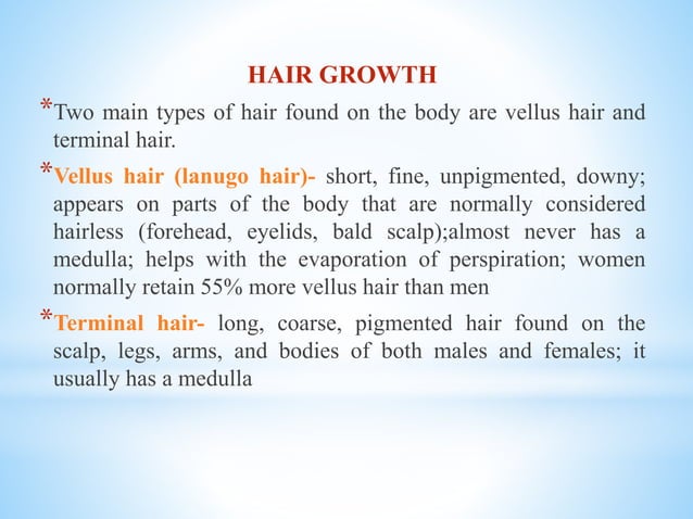 hair growth cycle | PPTX | Skin and Dermatology | Diseases and Conditions