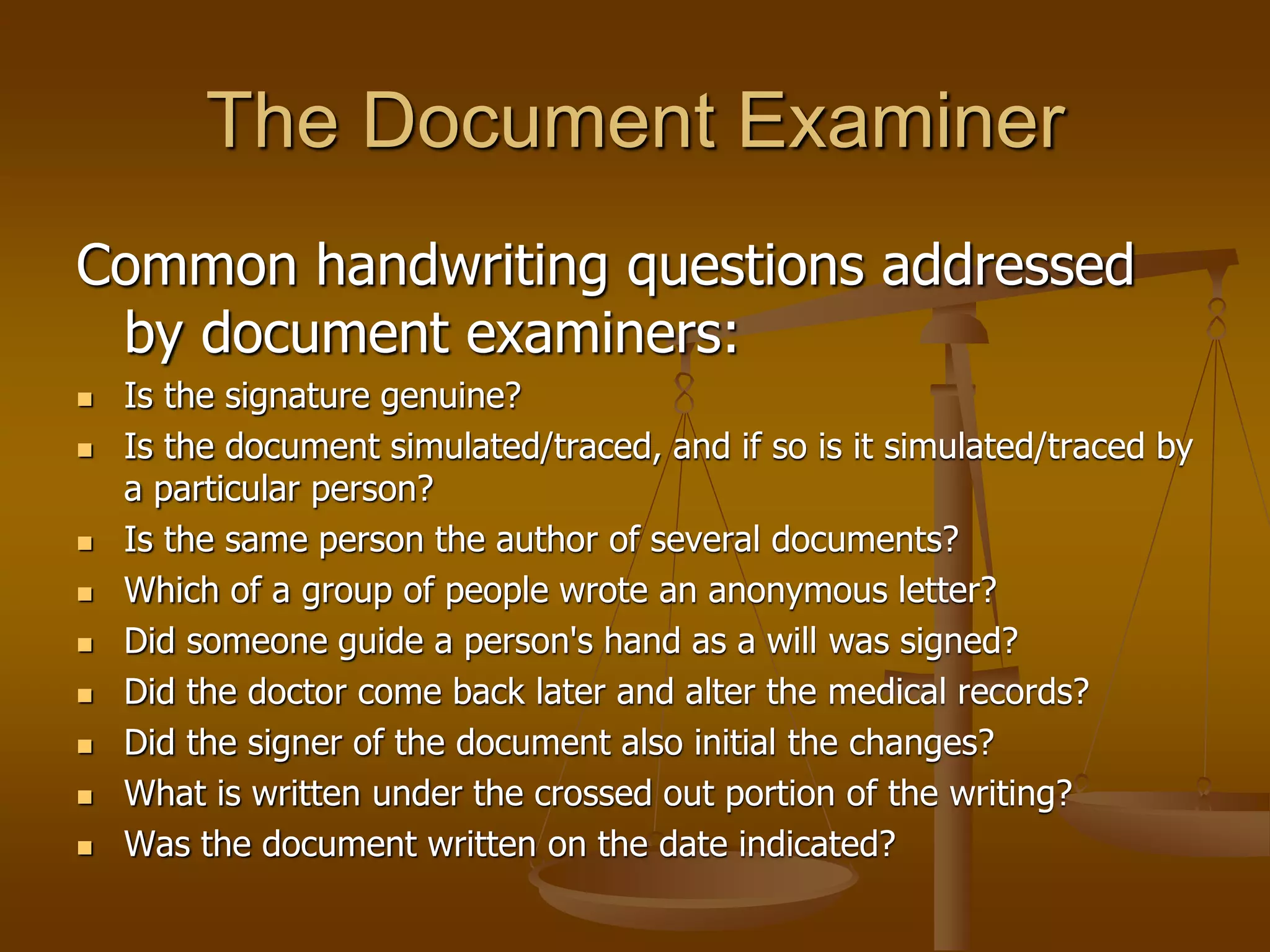 Chao. 16- Document Examination-Csi- 14s.ppt