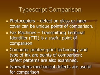 Chao. 16- Document Examination-Csi- 14s.ppt