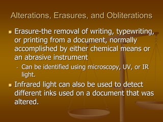 Chao. 16- Document Examination-Csi- 14s.ppt