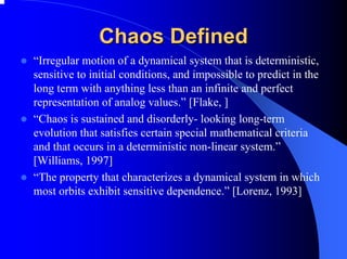 Chaos | PDF