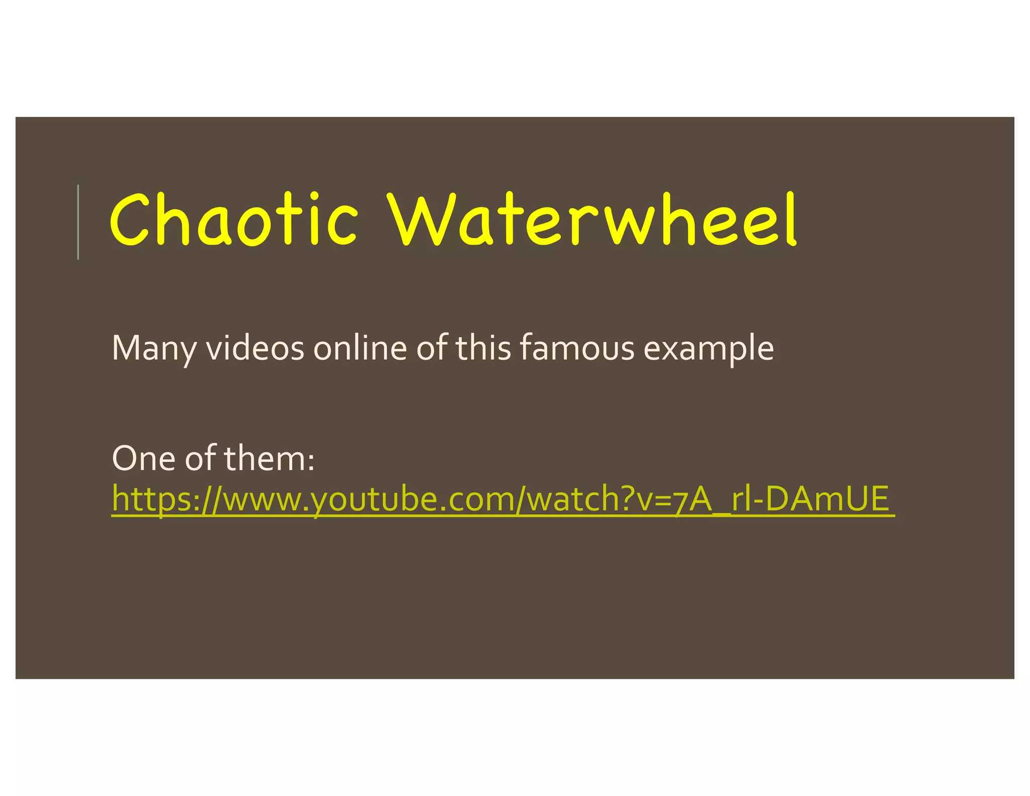 The Science of "Chaos" | PDF