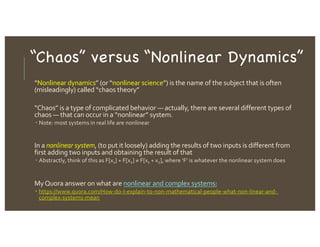The Science of "Chaos" | PDF