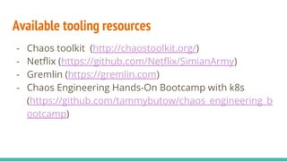 Chaos Engineering Talk at DevOps Days Austin | PPT