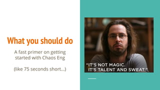 Chaos Engineering Talk at DevOps Days Austin | PPT