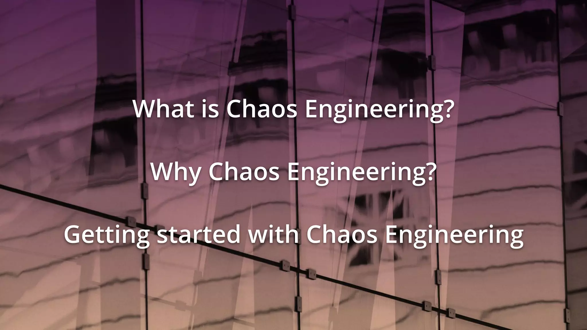 Chaos Engineering, When should you release the monkeys? | PDF