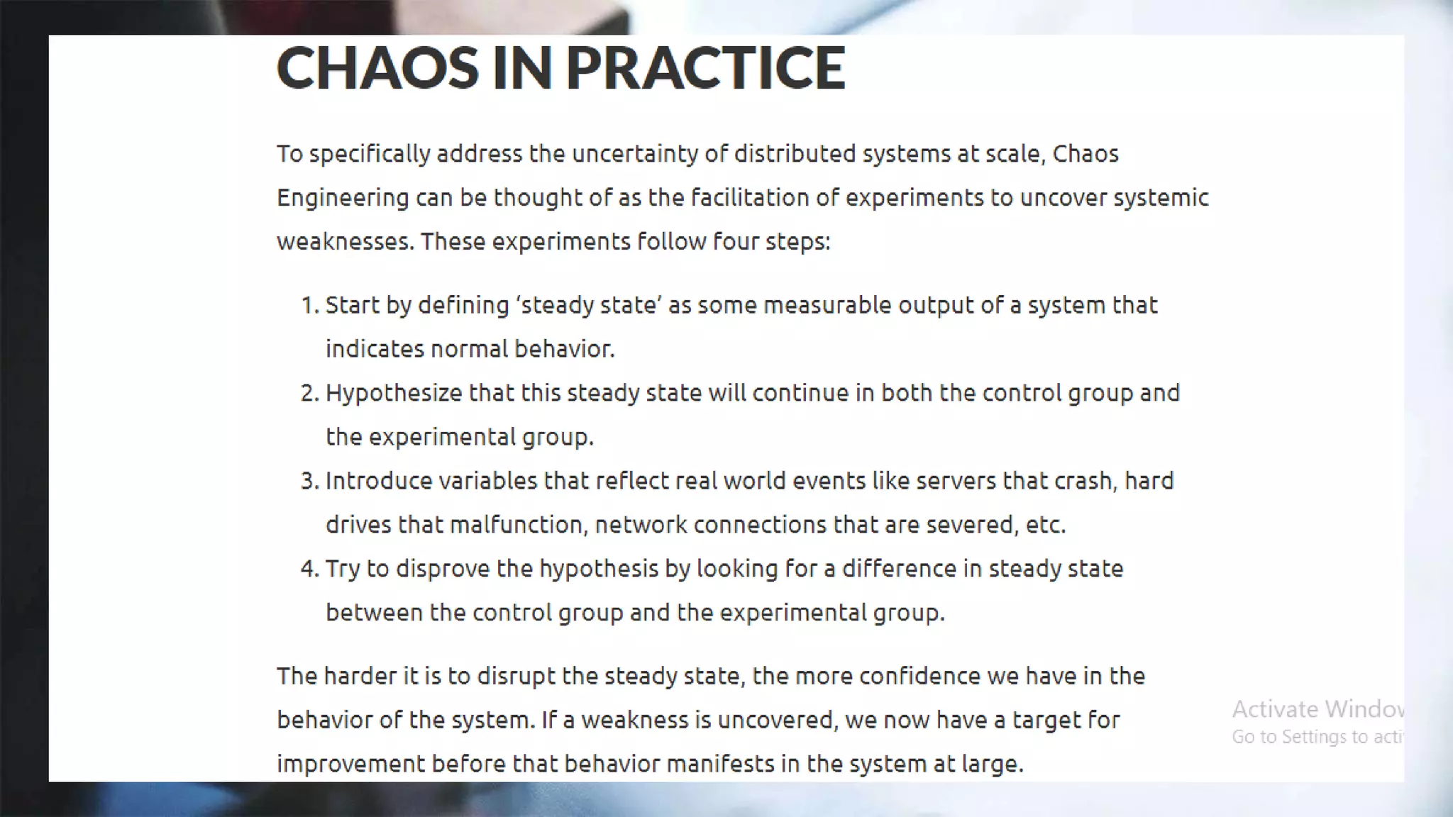 Chaos engineering and chaos testing | PPTX
