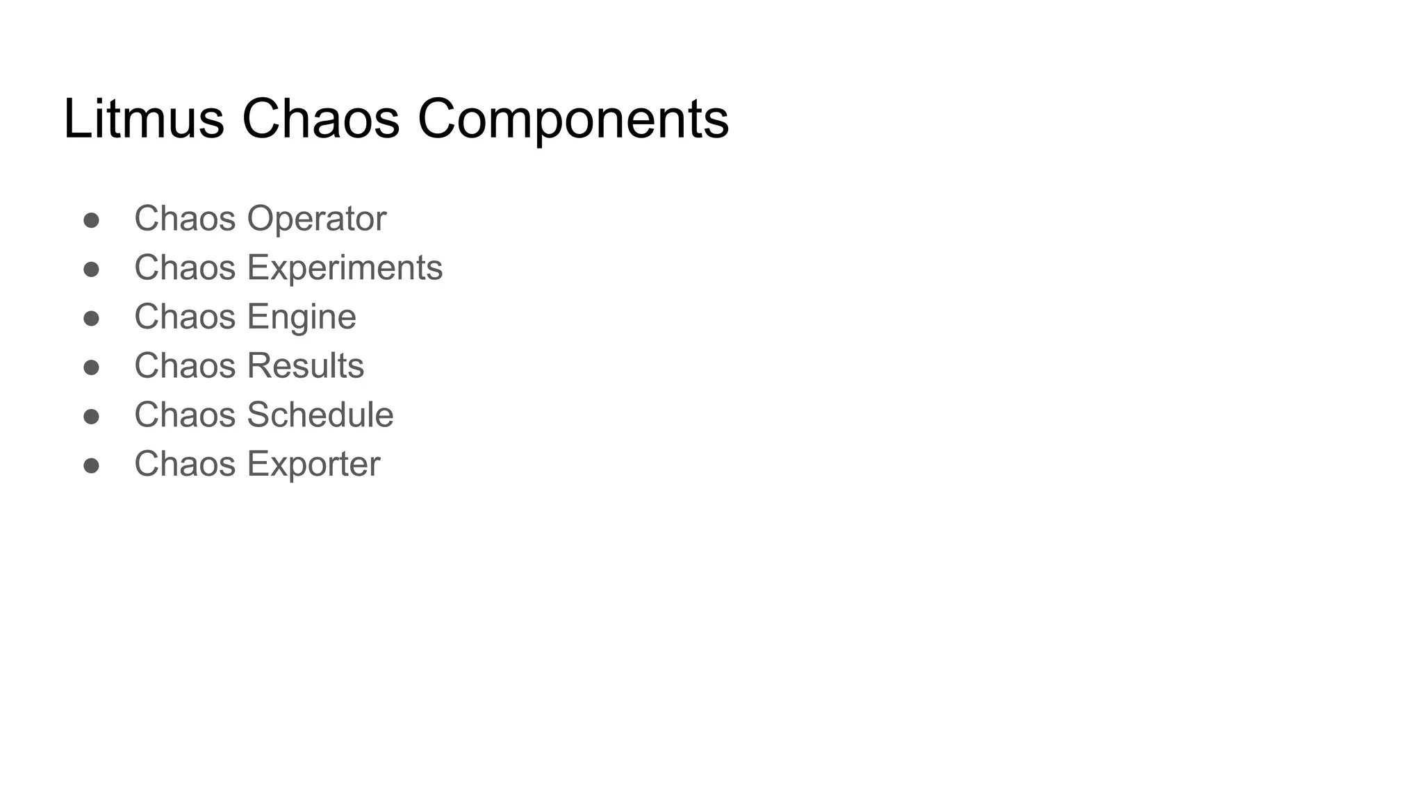 Chaos engineering with Litmus Chaos Framework | PPTX