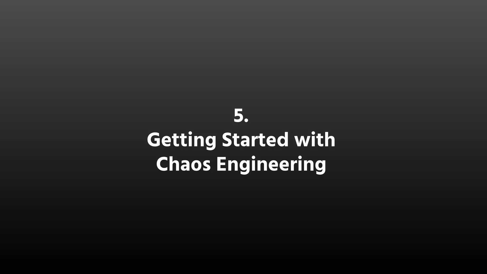 Chaos engineering intro | PDF
