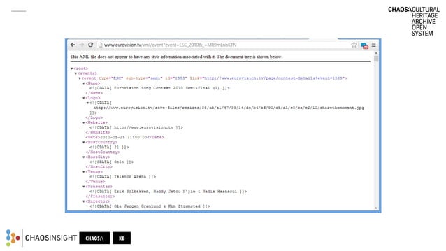 CHAOS Platform presentation, The Royal Library in Copenhagen. | PPTX | Databases | Computer ...