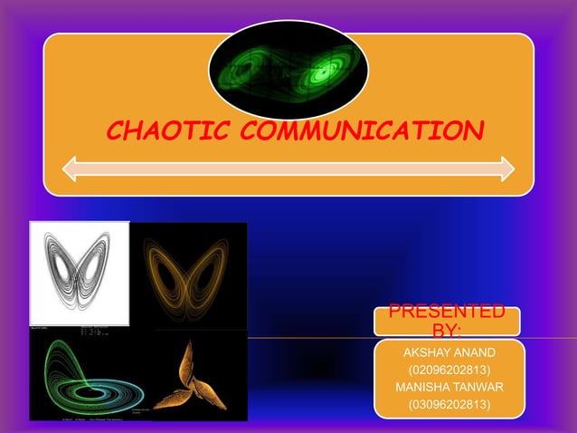 Chaos Communication | PPTX | Physics | Science