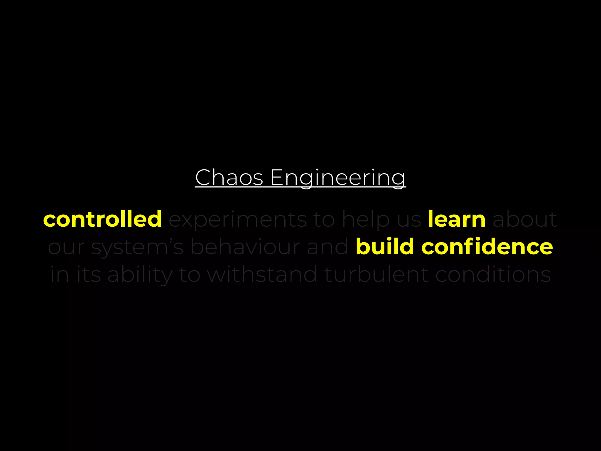 Applying principles of chaos engineering to serverless (CodeMesh) | PPT
