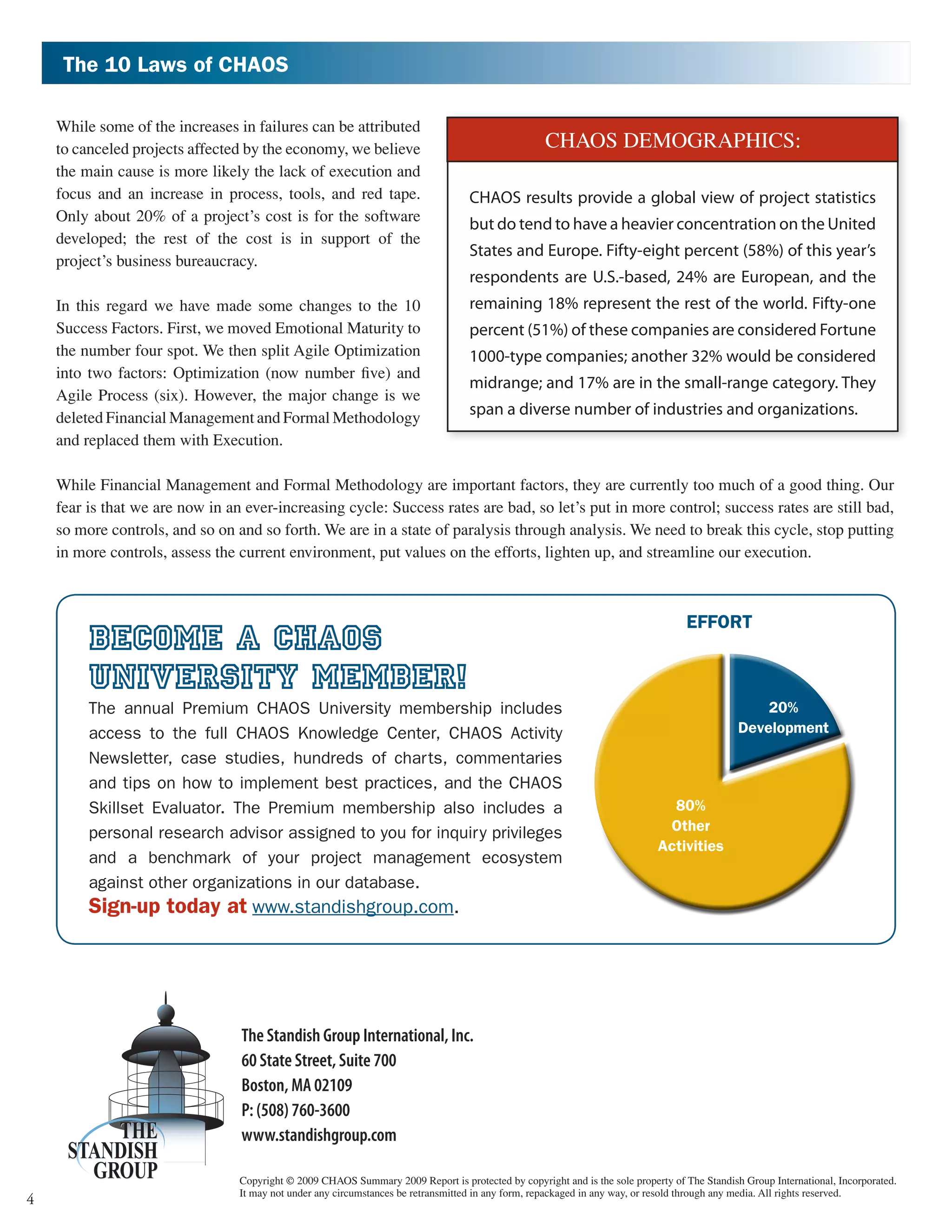 Chaos summary 2009 the standish group | PDF