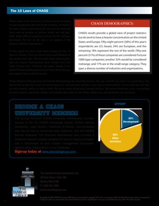 Chaos summary 2009 the standish group | PDF
