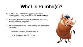 Chaos Engineering for Docker | PPT