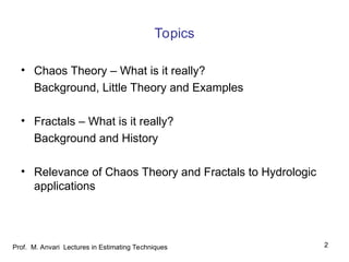 Chaos Theory Anvari Chaos Theory Anvari | PPT