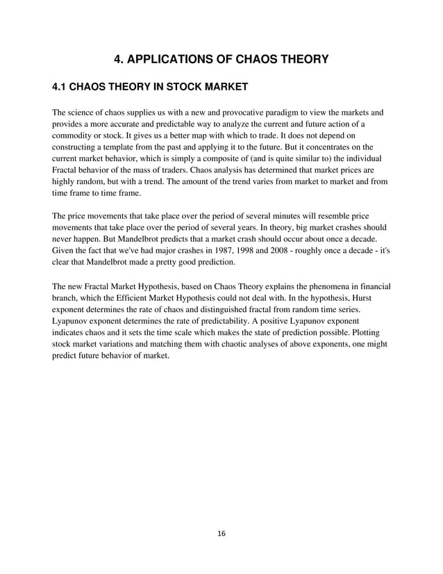 Chaos Theory: An Introduction