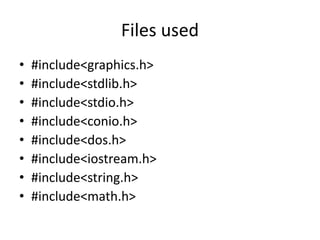 Chaos theory using c graphics | PPT