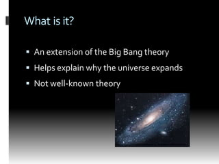Chaotic Inflationary Theory | PPT