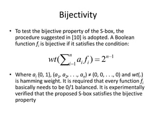 Chaotic substitution box design for block ciphers | PPTX