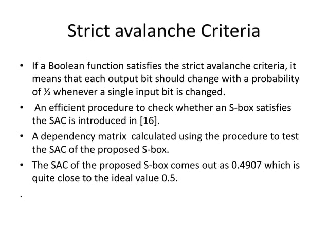 Chaotic substitution box design for block ciphers | PPT