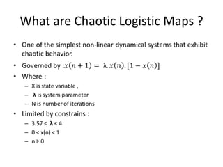Chaotic substitution box design for block ciphers | PPTX