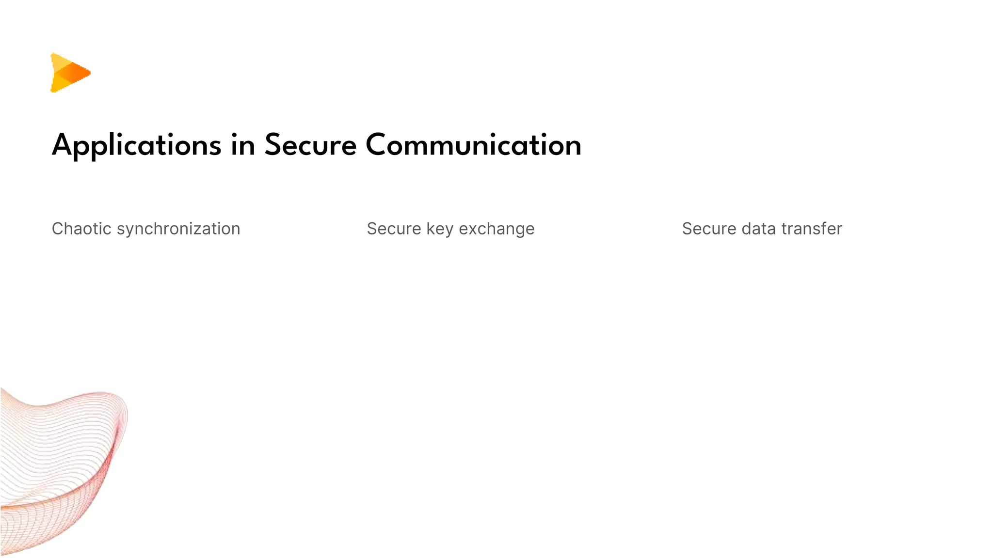Chaotic systems and their applications in data security.pptx | Databases | Computer Software and ...