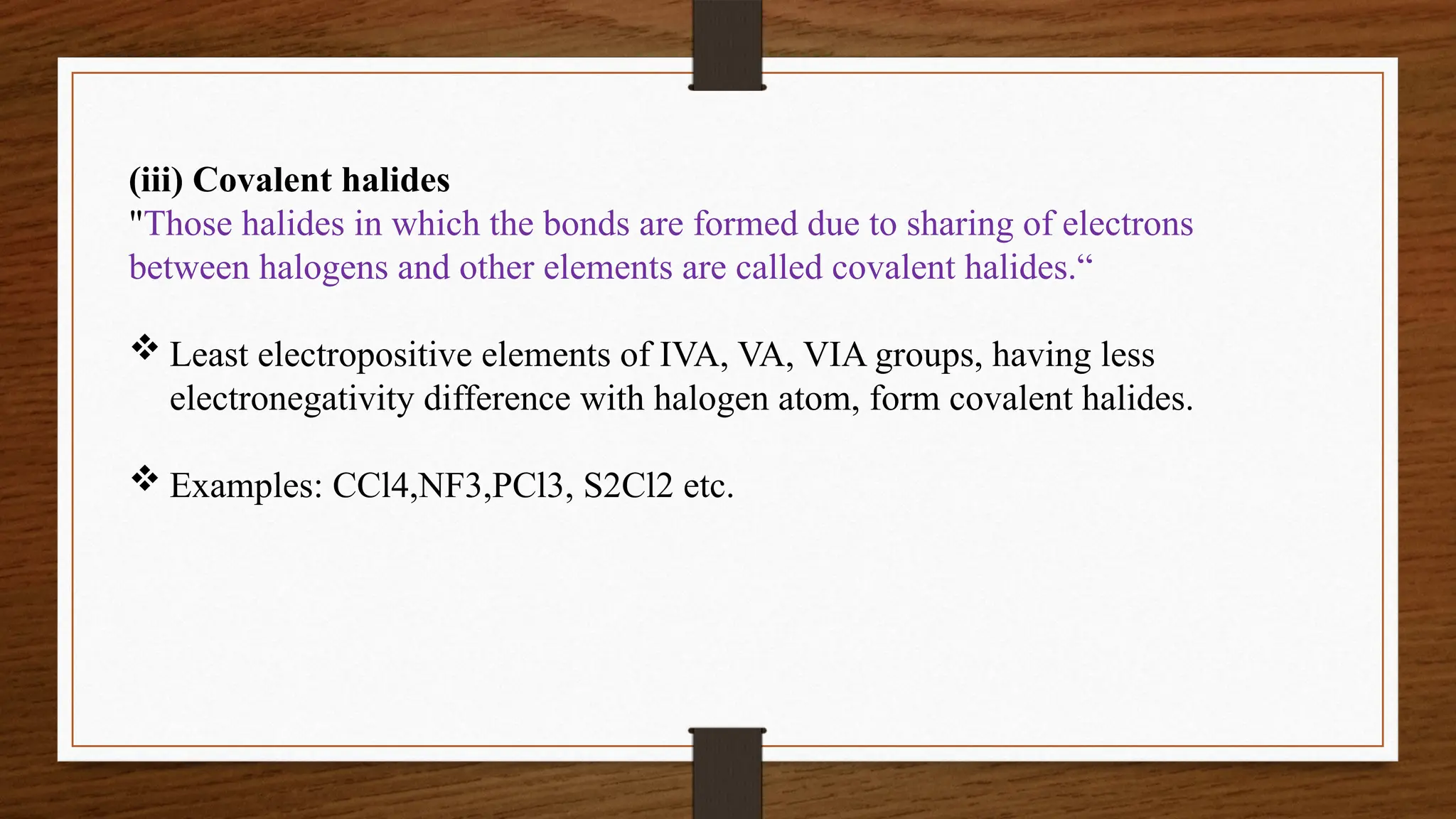 Halides and its types and their details | PPTX