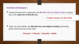 Halides and its types and their details | PPTX