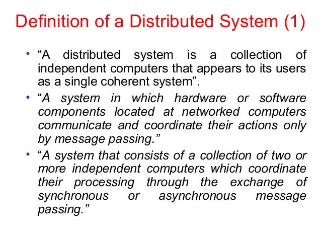 Chap 01 lecture 1distributed computer lecture
