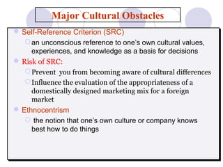 Scopes of international marketing | PPT