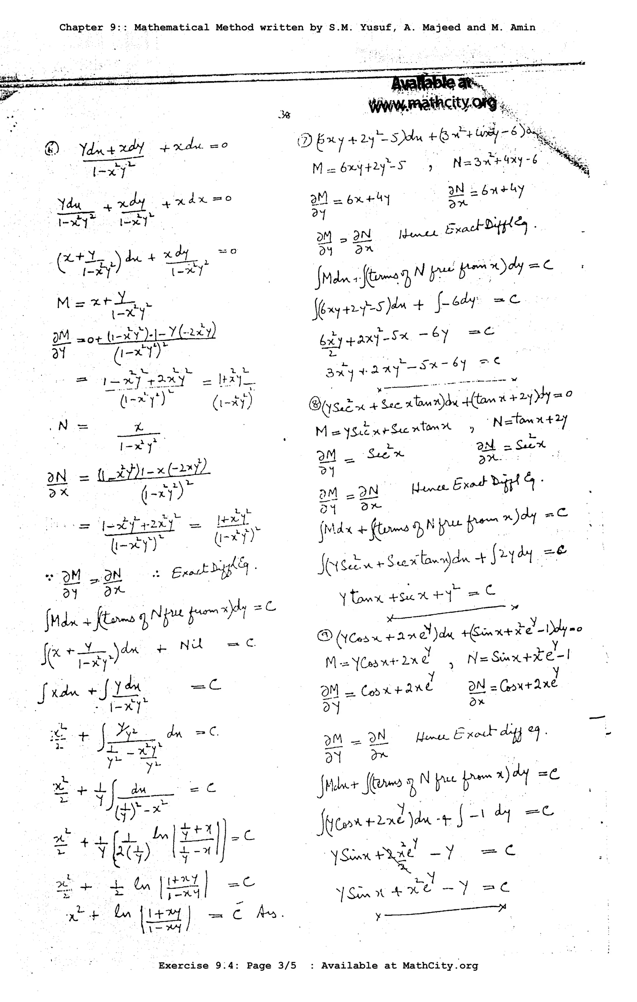 Chap 09-solutions-ex-9-4-method | PDF