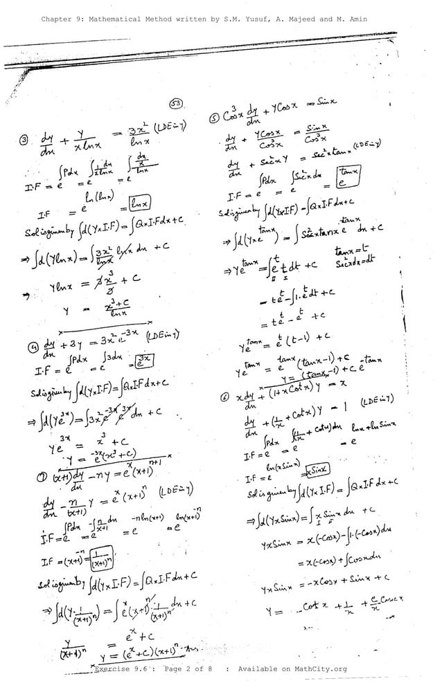 Chap 09-solutions-ex-9-6-method | PDF