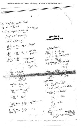 Chap 09-solutions-ex-9-7-method | PDF
