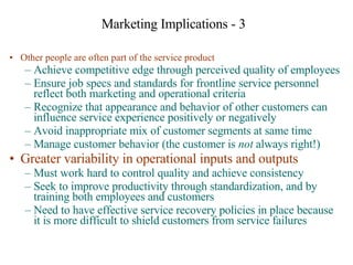 intro to service marketing | PPT
