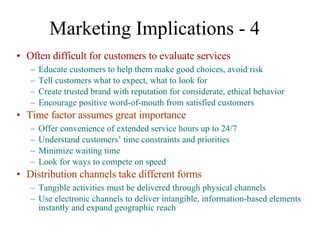 intro to service marketing | PPT