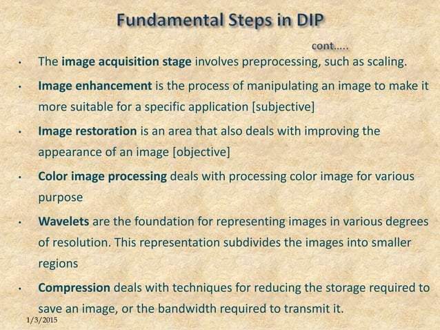 Introduction to Digital Image Processing | PPT
