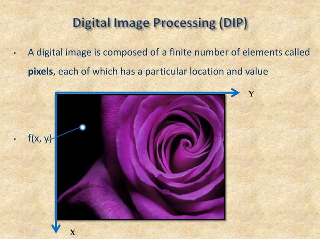Introduction to Digital Image Processing | PPT