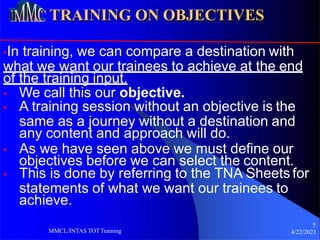 Chapter 10: Self Study Training on Objectives | PPT | Free Download