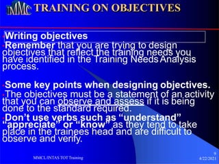 Chapter 10: Self Study Training on Objectives | PPT | Free Download