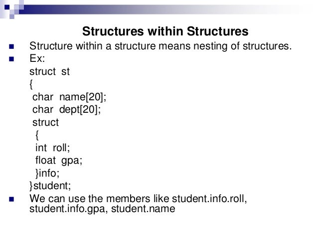 Chap 10(structure and unions)