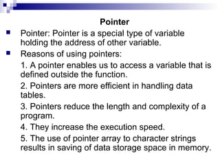 Chap 11(pointers) | PPT