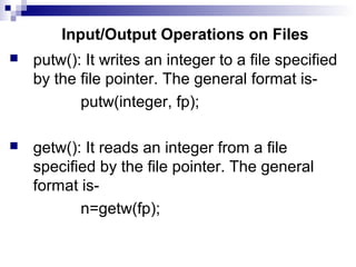 Chap 12(files) | PPT
