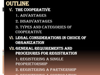 Ownership and Organization | PPTX